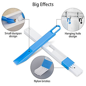 Aivwis Hand-held Groove Gap Cleaning Tools, Window Track Cleaning Brush, Crevice Cleaning Brushes for Deep Cleaning Door Window Track, Seams, Etc.