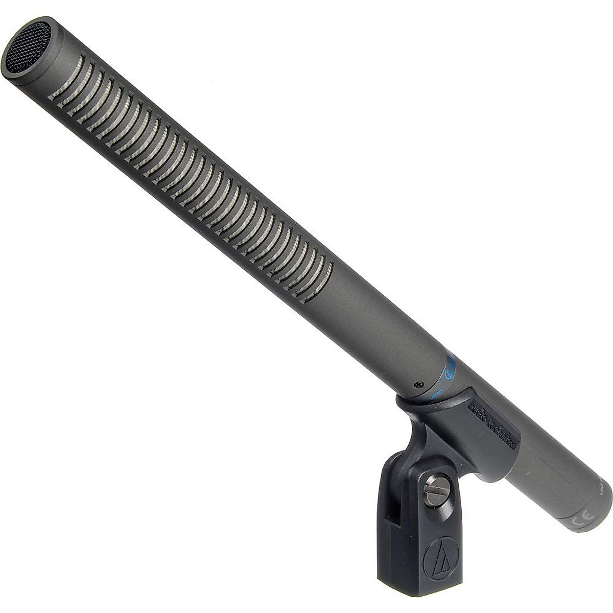 Audio-Technica AT897 Line + Gradient Condenser Microphone Cinema and Broadcasting Shotgun Microphone Complete Kit with LyxPro Boompole, Shockmount, Windscreen Bundle