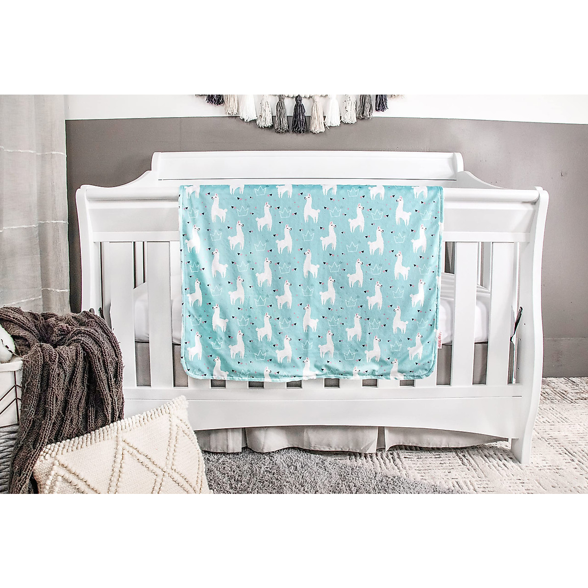 Top Tots Deluxe Minky Baby Blanket - Halloween Costumes, 40 x 29 Inch Orange