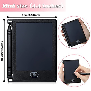 Writing Tablets for Kids Lcd Mini Electronic Doodle Board Educational Learning Writing Pad Erasable Drawing Pad Reusable Preschool Art Back to School Party Favor, 4.72 x 3.54 Inches(16 Pieces)