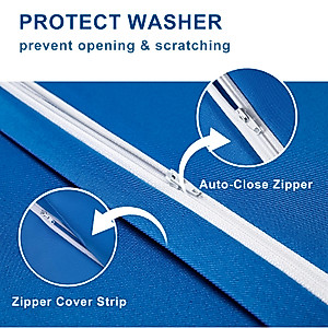 PAWFINITY Pet Laundry Bag, Pet Washing Bag for Guinea Pig Liner, Dog Bed, Pet Fleece & Blanket, Stop Pets Hair Clogging Washing Machine, Pet Laundry Helper - 30"×34", Blue