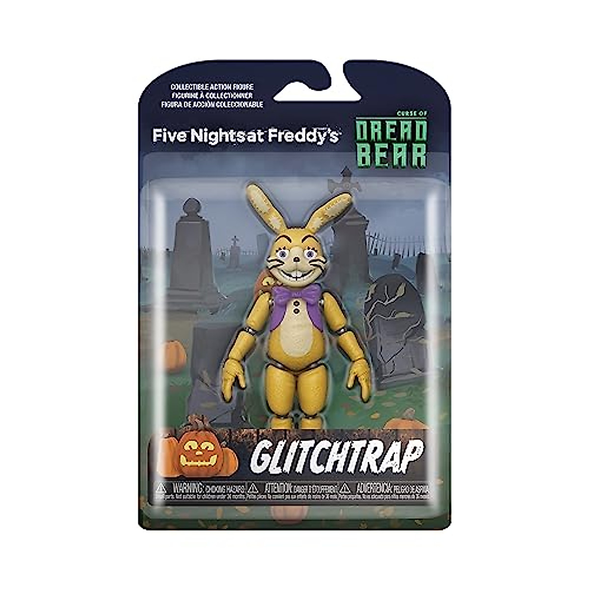 Funko POP Action Figure: Five Nights at Freddy's Dreadbear - Glitchtrap, Multicolor (56187)