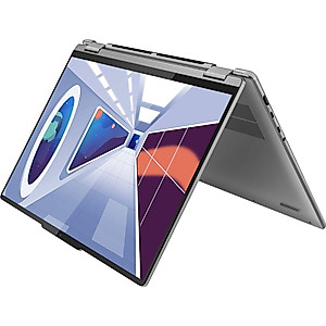 Lenovo Yoga 7i 16" WUXGA Touch 2-in-1, 360° flip-and-fold Design, Intel Core i5-1335U, 4.6GHz, 10-core, 8GB RAM 1TB SSD, Intel Iris Xe Graphics, WiFi, Backlit KB, Win11, Storm Grey, NoCo Bundle