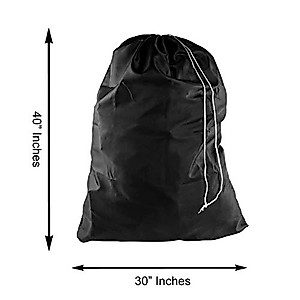 Nylon Laundry Bag Drawstring Locking Closure Machine Washable for Clothing Basket Hamper Replacement