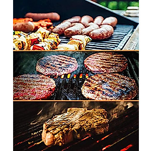 SHINESTAR Cast Iron Grill Grates for Nexgrill 4-5 Burner Grills, 720-0830H, 720-0830A, 720-0783E, 720-0697, 720-0888, 17 x 13 1/4 Inch,2 Pack