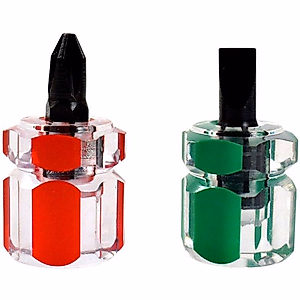 2 PCS Screwdriver Set Stubby Slotted Screwdriver Set