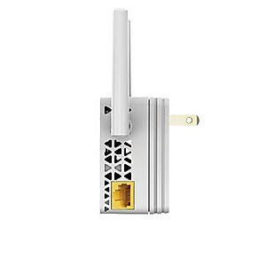 NETGEAR EX3700-100UKS AC750 WiFi Range Extender 802.11n/ac 1-Port Wall-plug External Antennas