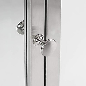 Head West Brushed Nickel Stainless Steel Recessed Medicine Cabinet Mirror - 16 x 26