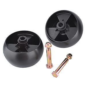 2 Pack Deck Wheel 734-04155 with Bolts Nuts Replaces 938-3056 Plus Locknuts for MTD Cub Cadet Troy Bilt 112-0677