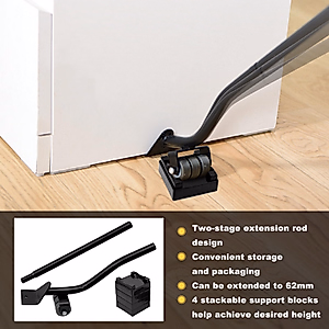 CNQLIS Furniture Mover Dolly with 4 Wheels,4 Wheels 360° Rotation,Carbon Steel Panel Heavy Duty Dolly, 1100 LBs Load Capacity for Moving Heavy Furniture Refrigerator Sofa Cabinet