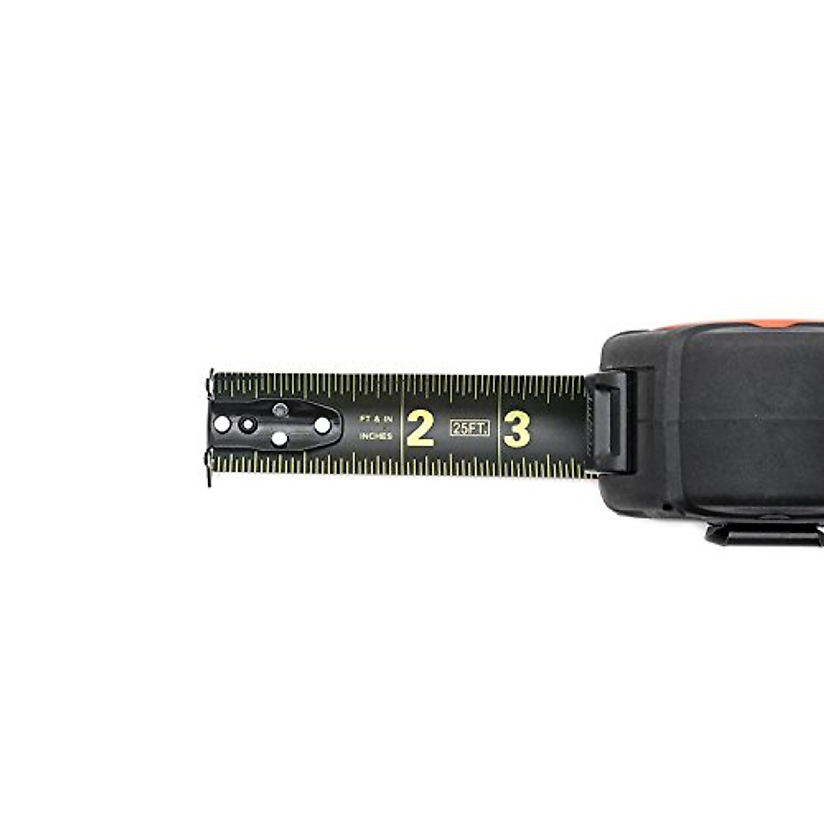 Crescent Lufkin 1-3/16" x 25' Black Widow Black Dual Sided Tape Measure - L1025B