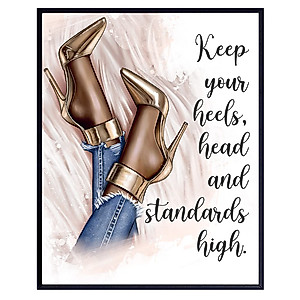 African American Wall Art - Black Women - Black Wall Decor - Fashion Quotes - Fashion Wall Decor - Inspirational Quotes Wall Art - Glam Wall Decor - Black Woman - Latina - Black Wall Art -High Fashion