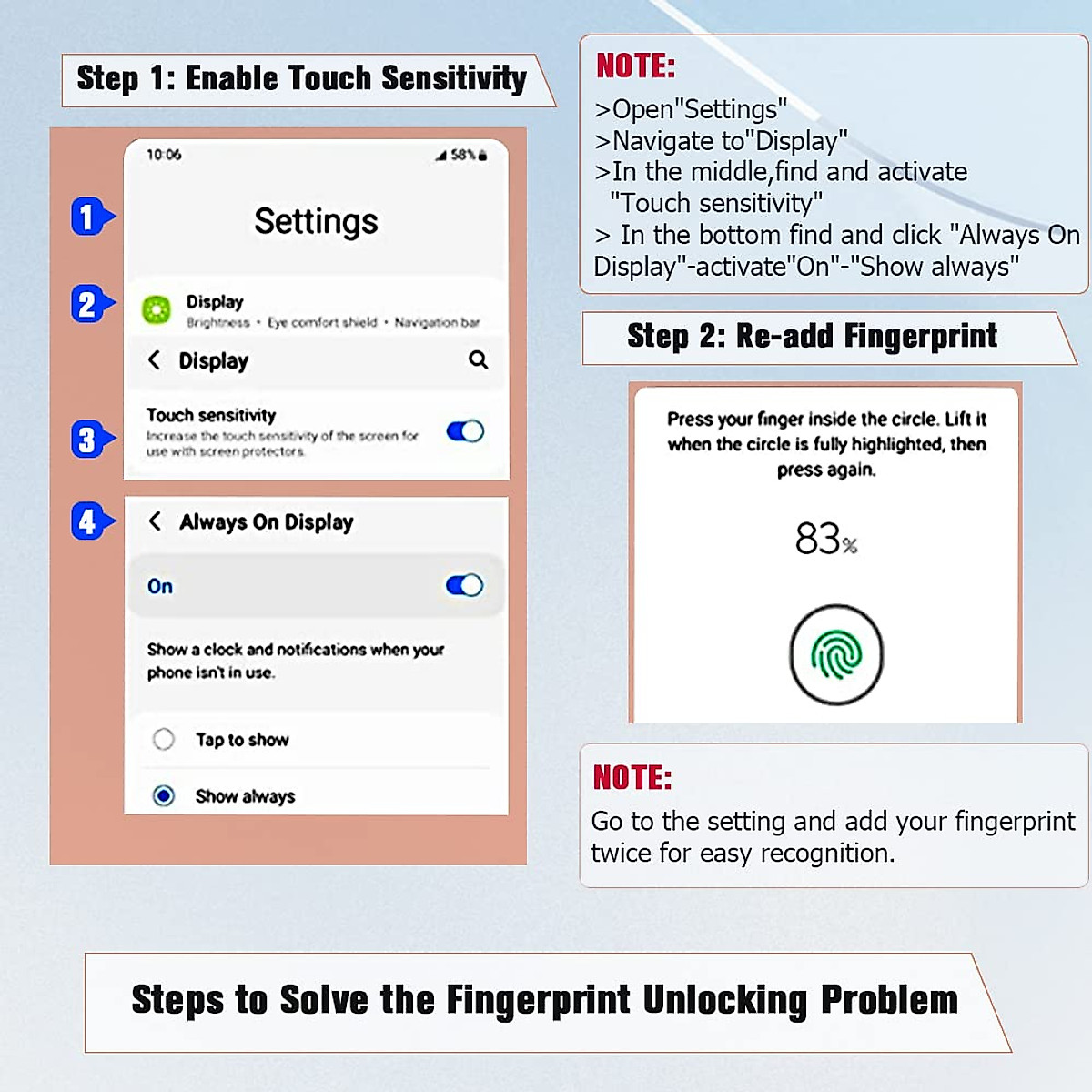 Geviaho [2+2 Pack] Galaxy S20 Screen Protector with Camera Lens Protector, Fingerprint Unlock Support, 9H Tempered Glass, 3D Full Coverage Scratch Resistant, for Samsung Galaxy S20 6.2 Inch