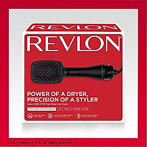 Revlon One-Step Hair Dryer and Styler | Detangle, Dry, and Smooth Hair, (Black)