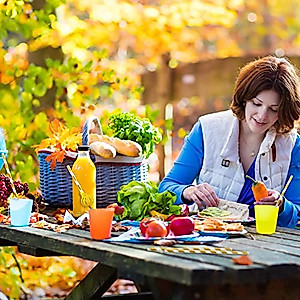 Whaline 50Pcs Thanksgiving Fall Pumpkin Paper Straws Glitter Gold Foil White Stripe Disposable Straws Fall Harvest Drinking Straws with Glue Points for Autumn Thanksgiving Wedding Party Table Decor