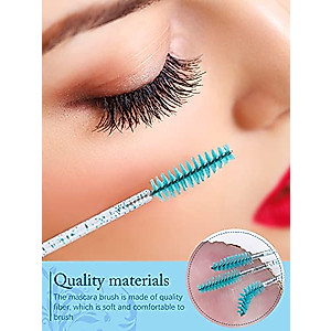 80 Pcs Mascara Wand Tube Set 40Pcs Empty Mascara Wand Tube 40Pcs Eyelash Brush Mascara Brushes for Women Girls Makeup