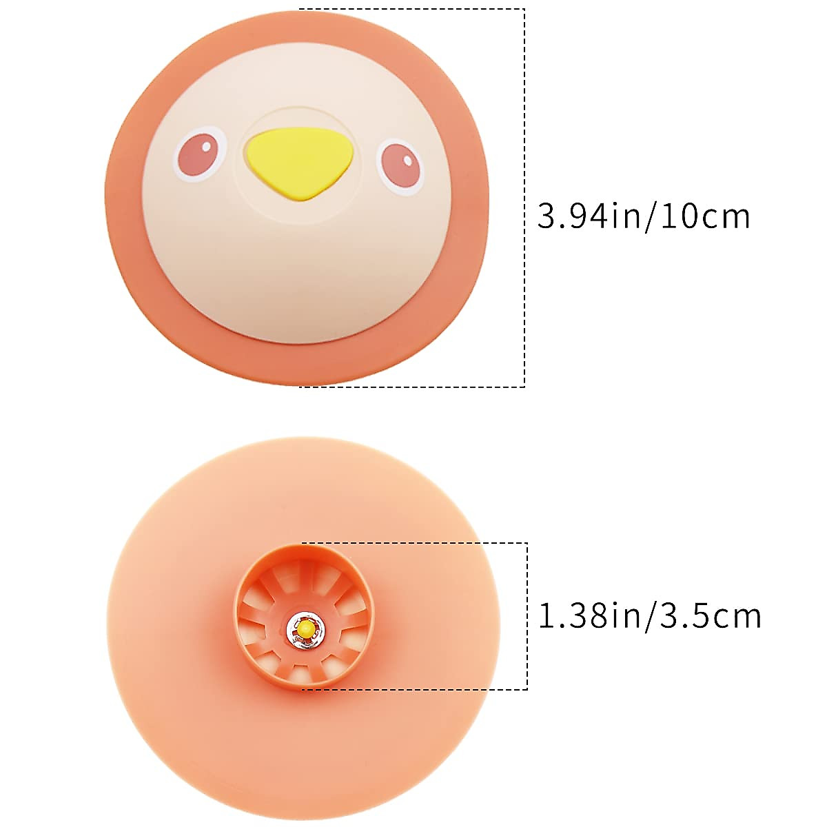 6 Pack Silicone Bathtub Stopper Sink Stopper, Bathtub Drain Hair Catcher Shower Drain Cover,Kitchen Tub Sink Drain Strainer, Bathroom Drain Plug Drain Stopper