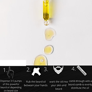 BAHAWAT: Premium Beard Oil Conditioner & Softener - Your Majesty- 2 ounce - Beard Itch and Dry Skin Relief - Handcrafted from Natural Ingredients - Label may vary