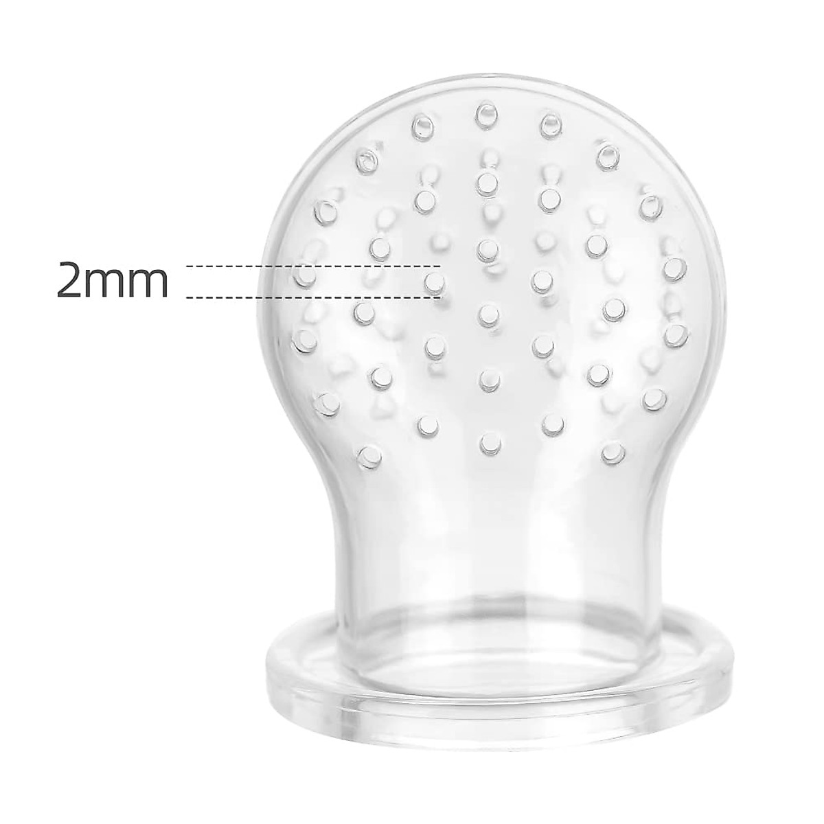 Haakaa Baby Fruit Food Feeder - Food Grade Silicone Feeder Set with Milk Freezing Pouch Cover for BPA Free Baby Feeder for Infant Safely Self-Feeding