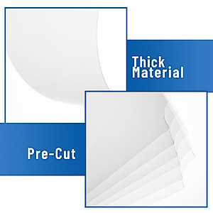 Frienda 16 Pcs Wire Shelf Liner 14 x 36 Inch Heavy Duty Waterproof Shelving Liners Plastic Wire Shelf Cover for Metal Rack Prevent Spills in Closet Garage Kitchen Cabinets, Clear