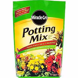 Miracle Gro 75678300 8 Qt Potting Mix 0.21-0.11-0.16