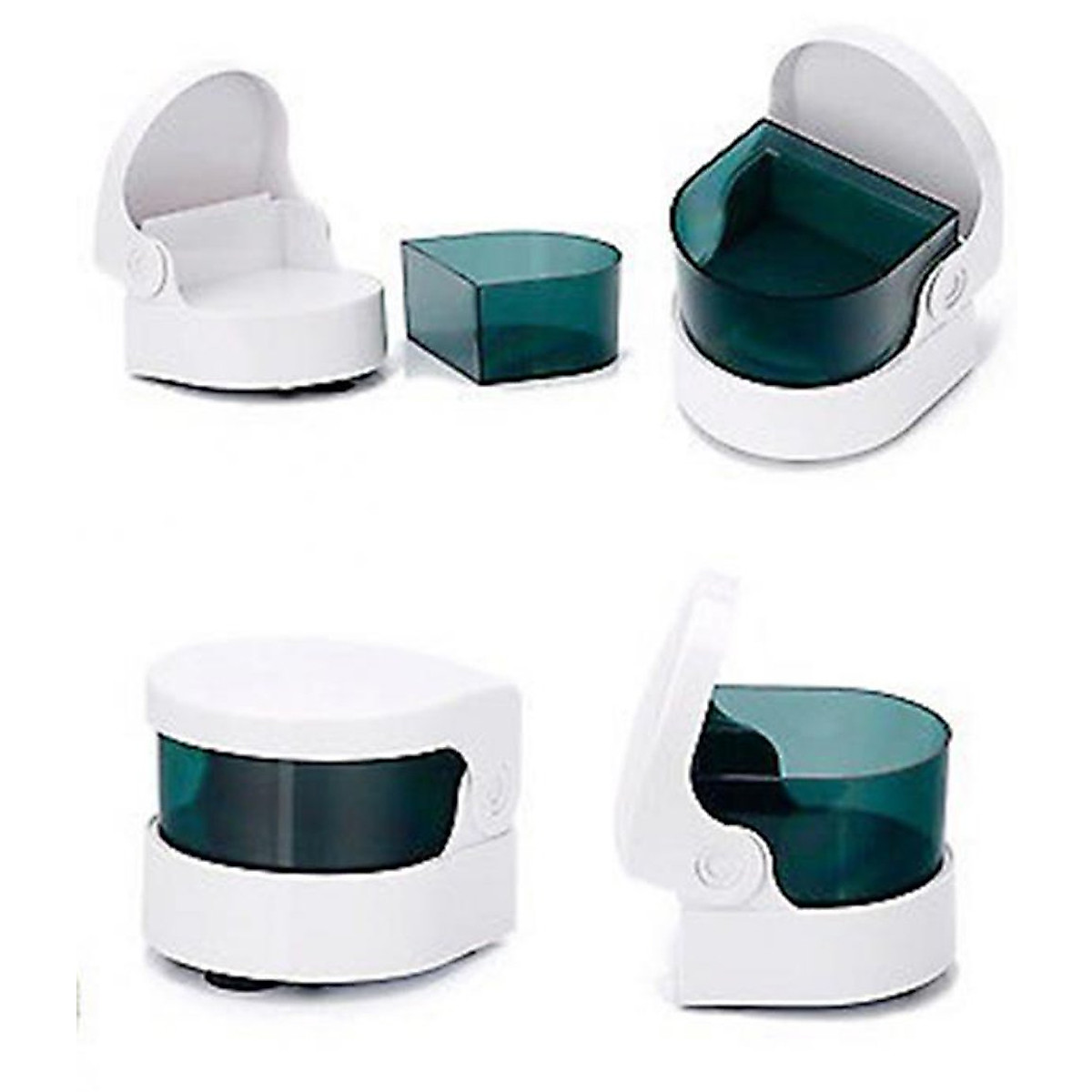 Sonic Cordless Denture Cleaner Portable Battery Operated Vibrating Jewelry Coins Cleaning Machine