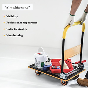 PAD 'N PROTECT Temporary Floor Protection 32in x 100ft (266.67 sqft.) Anti Slip/Pull, Paint/Waterproof, Reusable, Easy Applied with No Residue. Perfect for Construction, Movie Production, Etc.