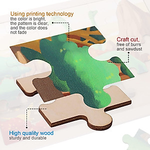 BESTAMTOY Wooden Dinosaur Puzzles for Kids Ages 3-5.4 Packs 24 PCs Jigsaw Puzzles Preschool Educational Brain Teaser Boards Toys Montessori Toys for 3 Years Old and Up