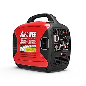 A-iPower SUA2000iD 2000 Watt Portable Inverter Generator Gas & Propane Powered, Small with Super Quiet Operation for Home, RV, or Emergency
