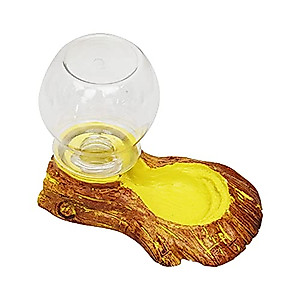 Reptile Water Feeder, Amphibians Reptile Dispenser Water Bowl Terrarium Waterfalls for Turtle Bearded Dragons Lizards Geckos