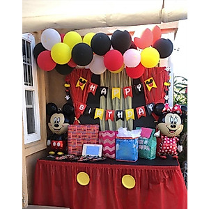 BWW 2 Pack 45inch Giant Jumbo Size Cartoon Airwalker Balloons Micke Minni Character Foil Balloons for Kids Birthday Party Decoration Supplies