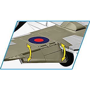 COBI Historical Collection WWII De Havilland DH.98 Mosquito Plane, Wood