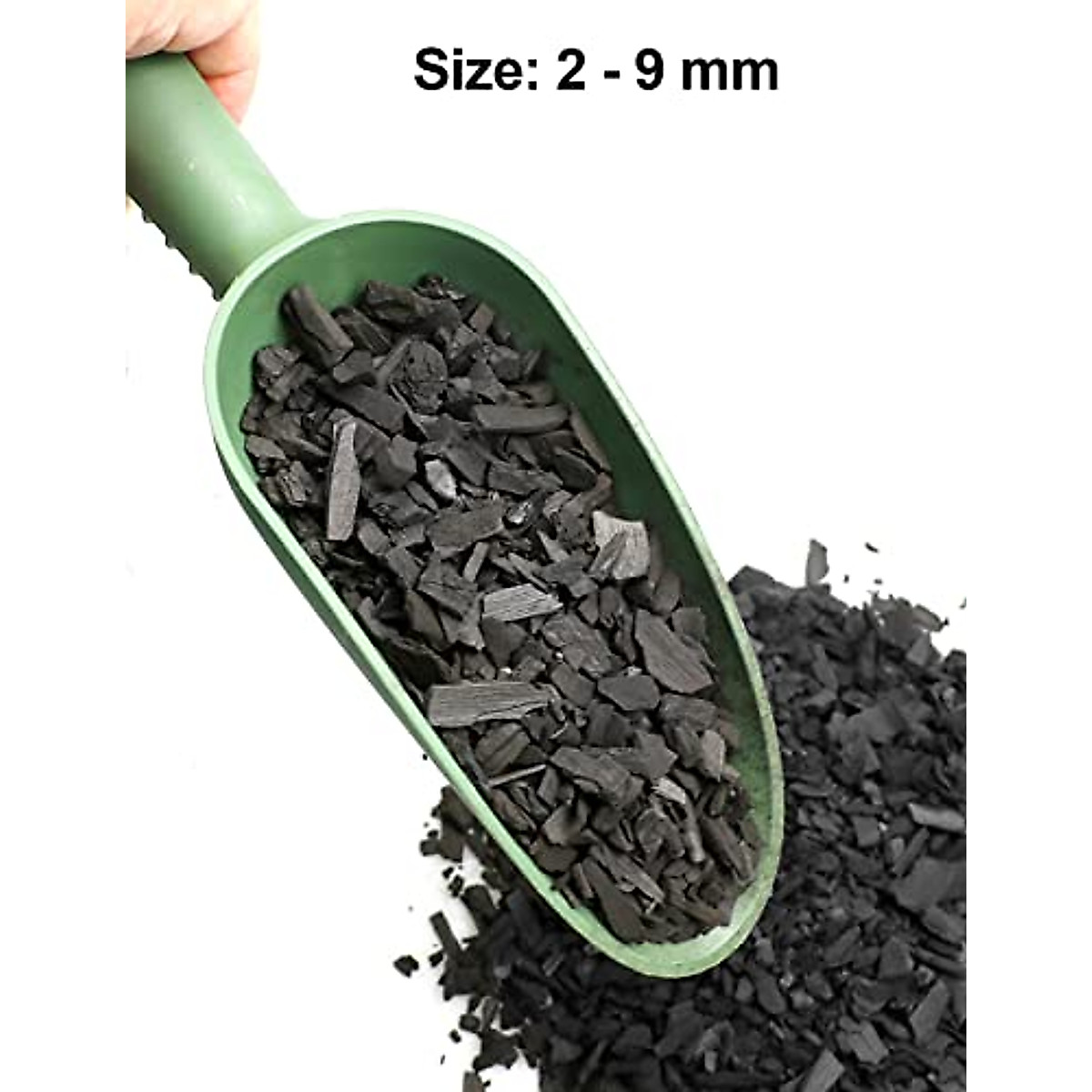 Organic Horticultural Charcoal, 100% All Natural Hardwood Charcoal, Activated Plant Charcoal for Soil Amendment, Orchids, Terrariums, Indoor Plants, Planting, and Gardening, 1.5 Quarts