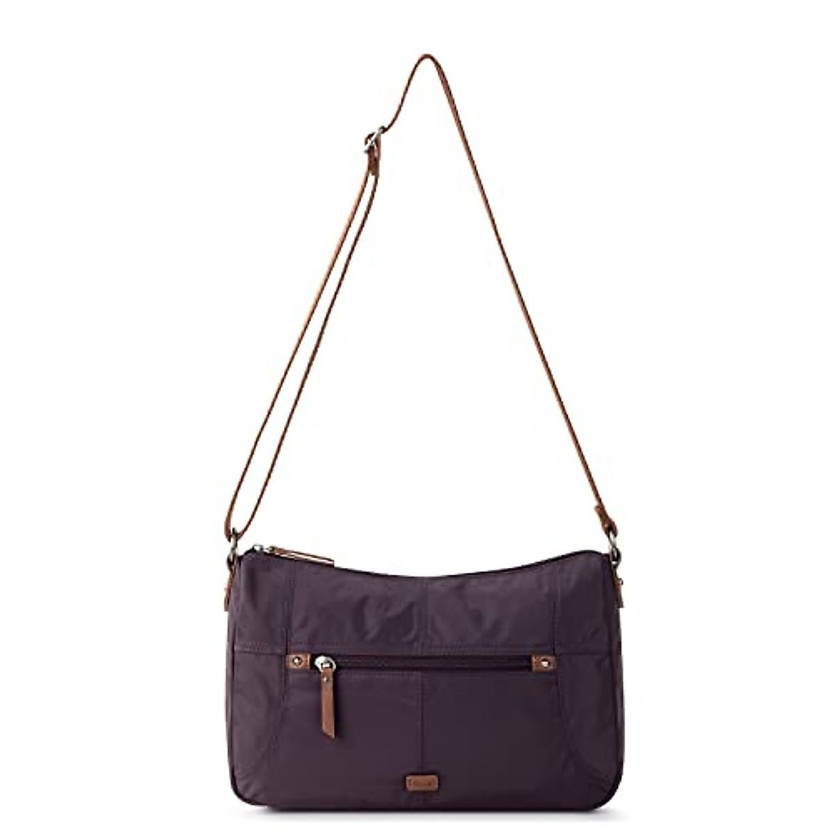 The Sak Womens Esperato Recycled Nylon Hobo, Aubergine, One Size US