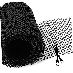 Sink Net Plastic Gutter Guard Rooftop Gutter Guard Plastic Gutter Cover Anti Leaf Protection Net Netting Gutter Drain Roof Netting Gutter Plastic Gutter Net Mesh
