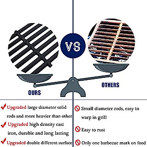 Grill Valueparts Grates for Charbroil Replacement Parts 463242515 463242516 G466-0025-W1A G474-0017-W1 463355220 463367016 466242515 466242615 463243016 Charbroil Commercial Infrared 3 Burner Parts