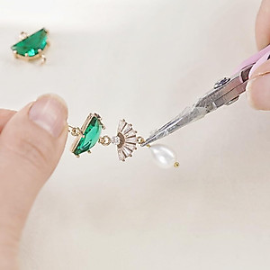 Emerald Green Dangle Drops Art Deco Austrian Crystal Vintage Cubic Zirconia Rhinestone Chandelier Earrings for Women,Weddings, Proms, Sterling Silver, freshwater Pearl Green Cubic Zirconia Rhinestone