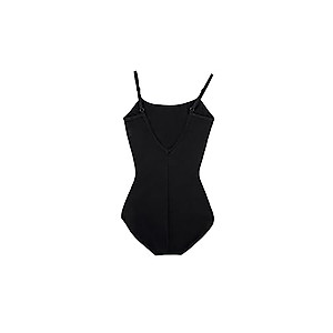 Capezio Women's Classic Camisole Leotard with Adjustable Straps, Black, Small