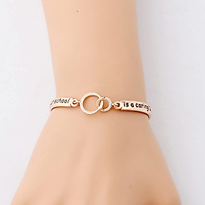 PLITI School Director Gifts Teacher Appreciation Gift Preschool Director Gift Principal Gift, Caring Director 2ring Rg, Medium