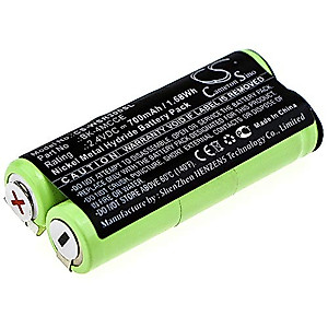 Estry 2.4V BK-4MCCE Battery Replacement for WATERPlK Sensonic Plus SR-3000 Sensonic Plus SR-3000E 900 Sonic Toothbrush BK-4MCCE Battery