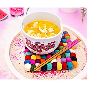 Bratz 20-Ounce Ceramic Ramen Bowl and Chopstick Set