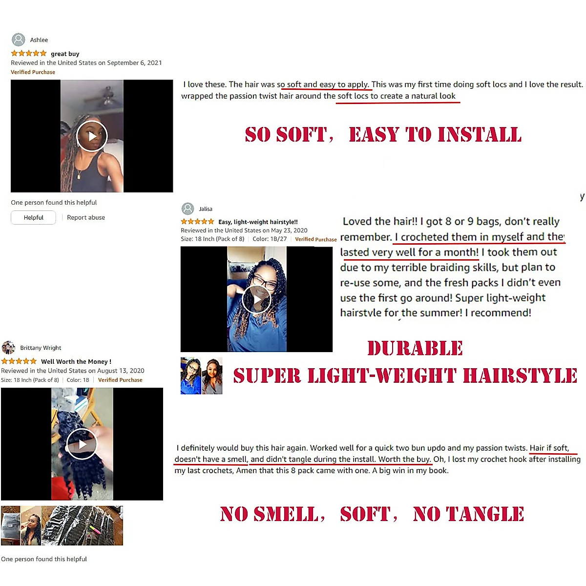 8 Packs 18 Inch Passion Twist Crochet Hair For Black Women Water Wave Crochet Braiding Hair Extensions (1B/27)