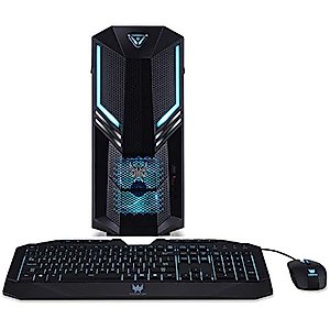 acer Predator PC Intel Core i7-9700 3GHz 32GB Ram 2TB HDD + 1TB SSD Win 10 Pro (Renewed)