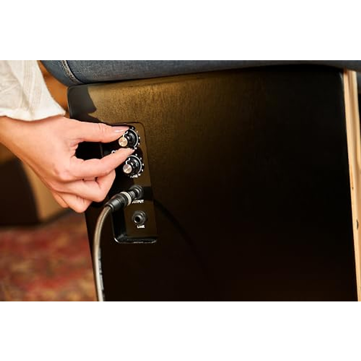 Meinl Pickup Cajon Box Drum with Internal Snares - MADE IN EUROPE - Baltic Birch Wood, Snarecraft Series, 2-YEAR WARRANTY (PSC100B)