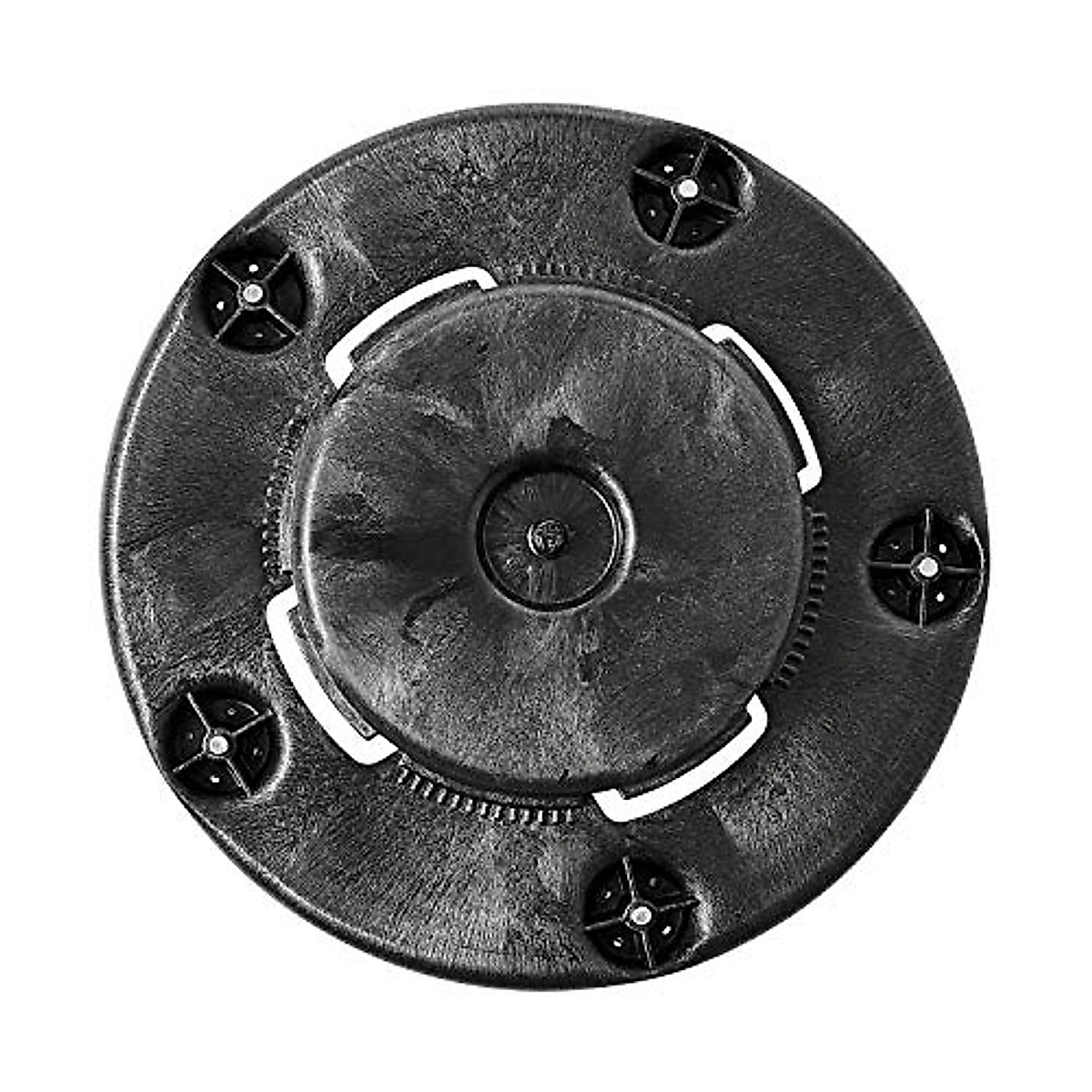 Rubbermaid Commercial Products Brute Twist on/Off Round Dolly, Use with BRUTE Trash Can, Black, Pack of 2