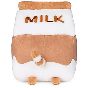 GUND Pusheen Chocolate Milk Plush Cat Stuffed Animal for Ages 8 and Up, Brown/White, 6”