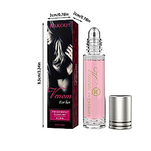 Flyss Long-Lasting Light Fragrance Pheromone Perfume for Women Roll On Perfume Party Perfume 10ml, 0.33 Oz, fits in the purse or pocket