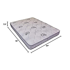 Wolf Slumber Express Quilt 7-Inch Mattress, Full, Bed in a Box, Made in the USA