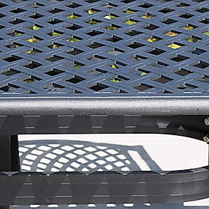 Christopher Knight Home Cayman Outdoor 6-Seater Cast Aluminum Dining Set, 7-Pcs Set, Black Sand