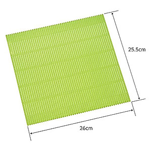 Akebono Sangyo CH-2020 Large Roll, Made in Japan, For Making Thin, Thick, California Rolls, Double Embossing, Made of Resin, Hygienic and Hygienic, Large Size 10.2 x 10.0 inches (26 x 25.5 cm)